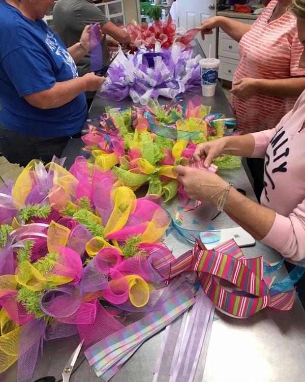 Mesh Wreath Making Class